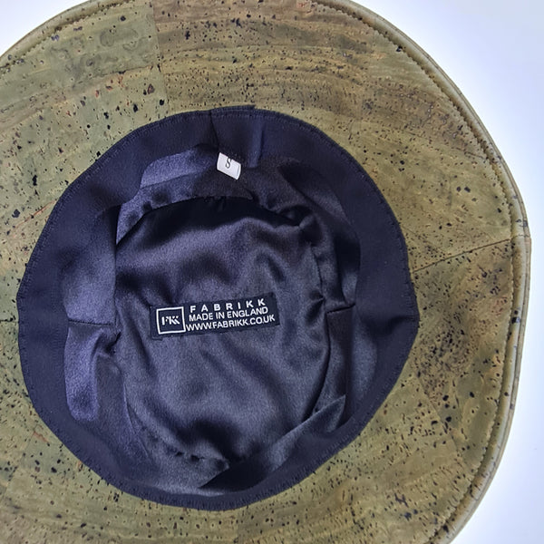FABRIKK Montecristo Eco Cork Bucket Hat | Army Green | Vegan Hat ...